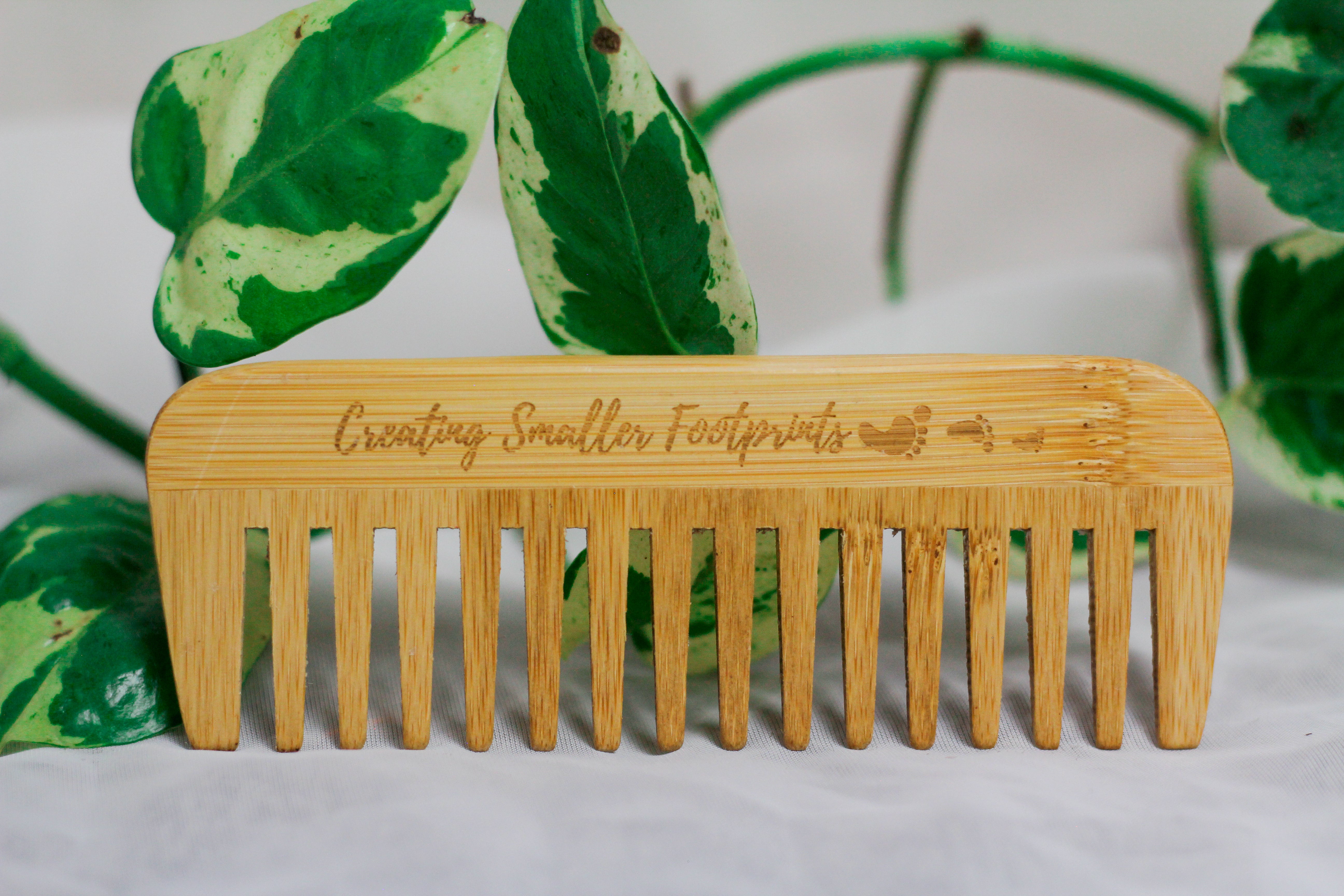 Wide Tooth Bamboo Comb – Creating Smaller Footprints